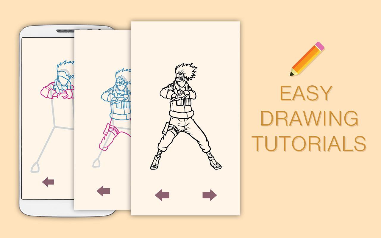 Draw Drawing Manga Legends Naruto Fighter APK Download for Android ...