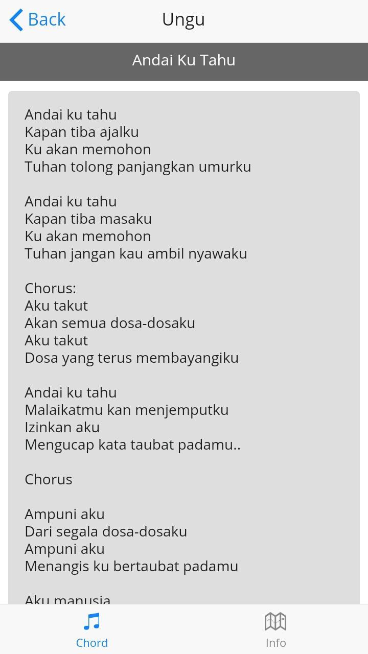 14 Chord Lagu Ungu Andai Ku Tahu | Basgalanos 14 Chord Lagu Ungu Andai Ku Tahu | Basgalanos