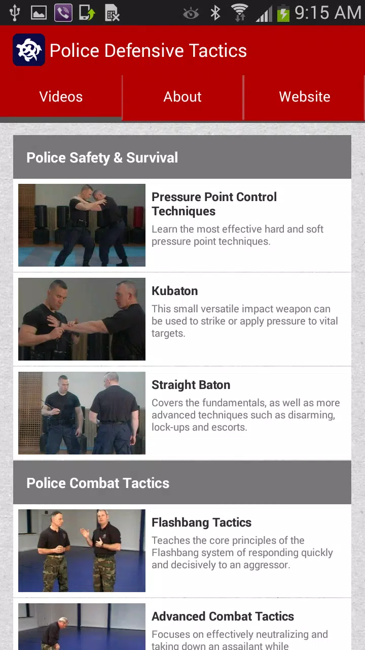 Defensive Tactics Pressure Points