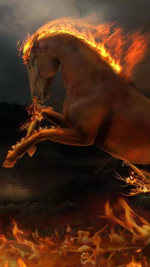 Fire Horse Wallpaper