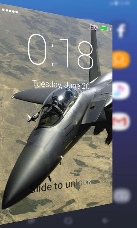 Fighter Aircraft Lock Screen Wallpapers HD APK للاندرويد تنزيل