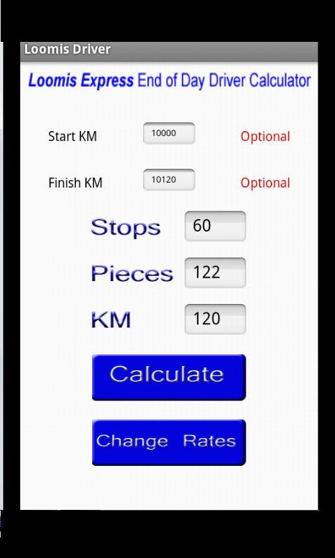 Loomis Express Driver Calc APK for Android Download