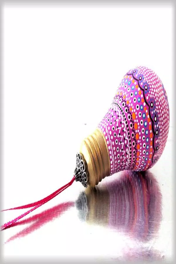 Painted Light Bulb Crafts