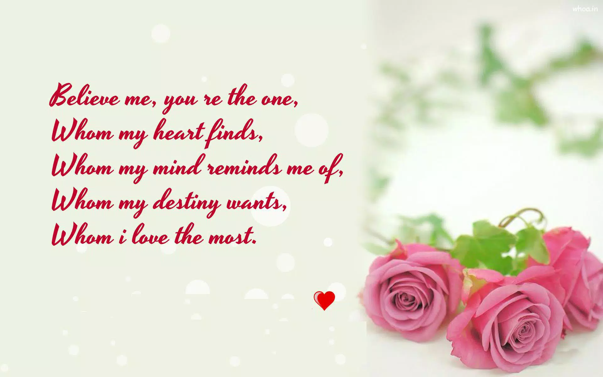 Wallpaper With Love Message