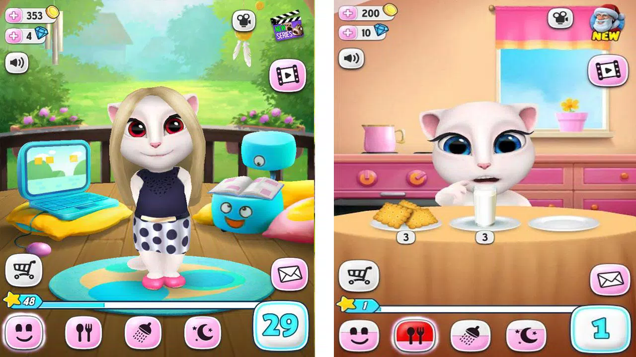 Talking Angela Games In English