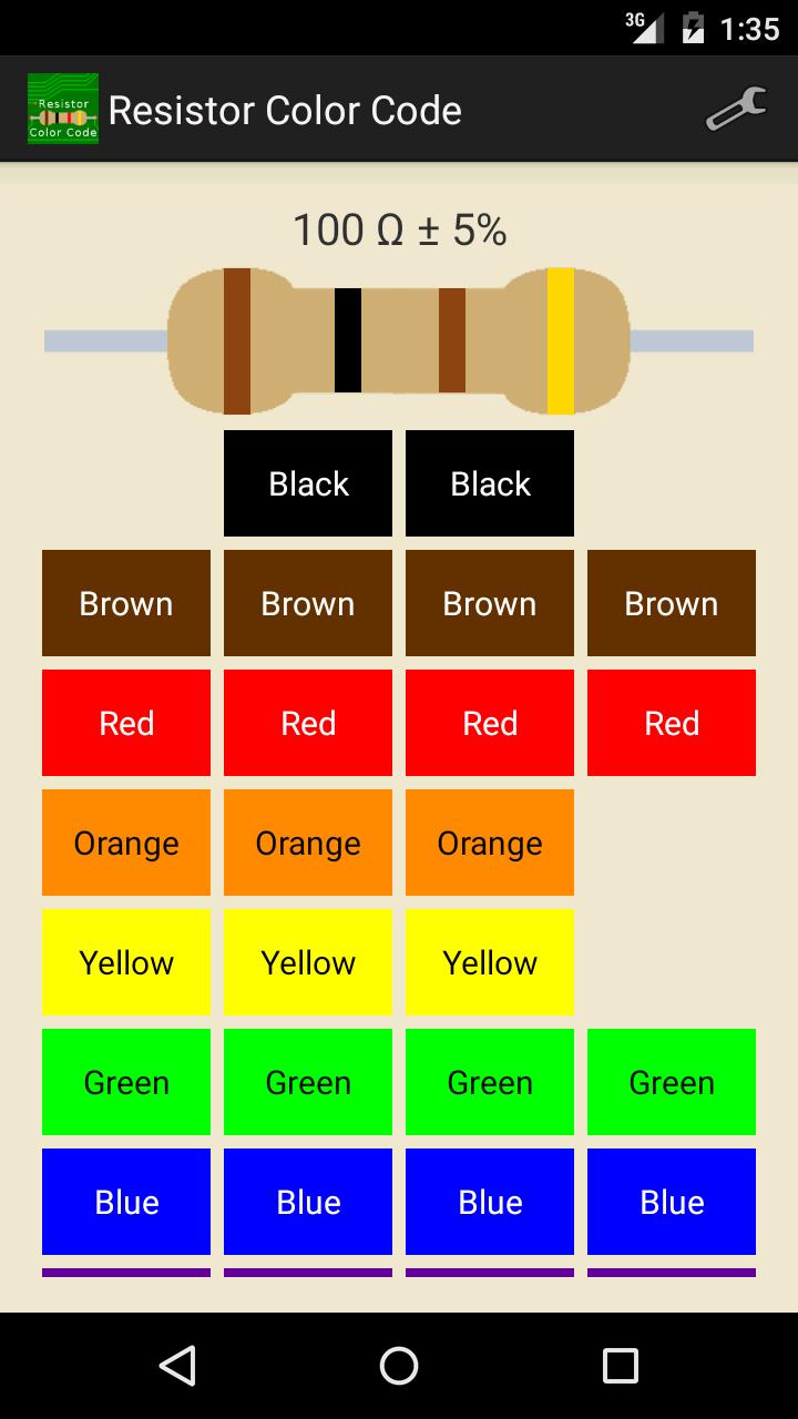 Resistor Color Code APK for Android Download Resistor Color Code APK for Android Download