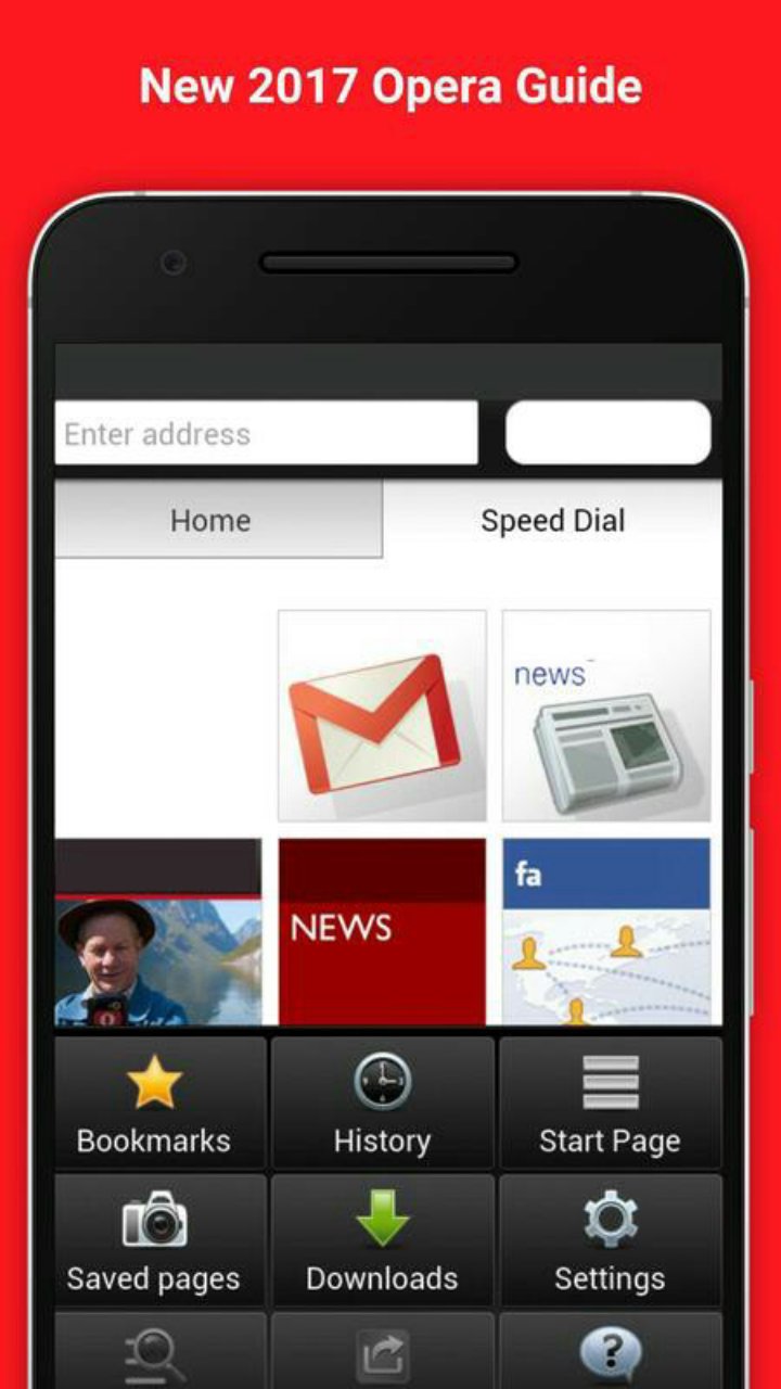Guide for Opera Fast Browser APK برای دانلود اندروید
