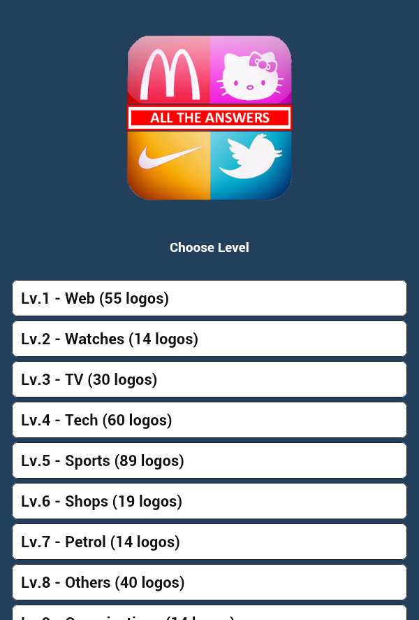 Logo Quiz Ultimate Answers Level 1 Android