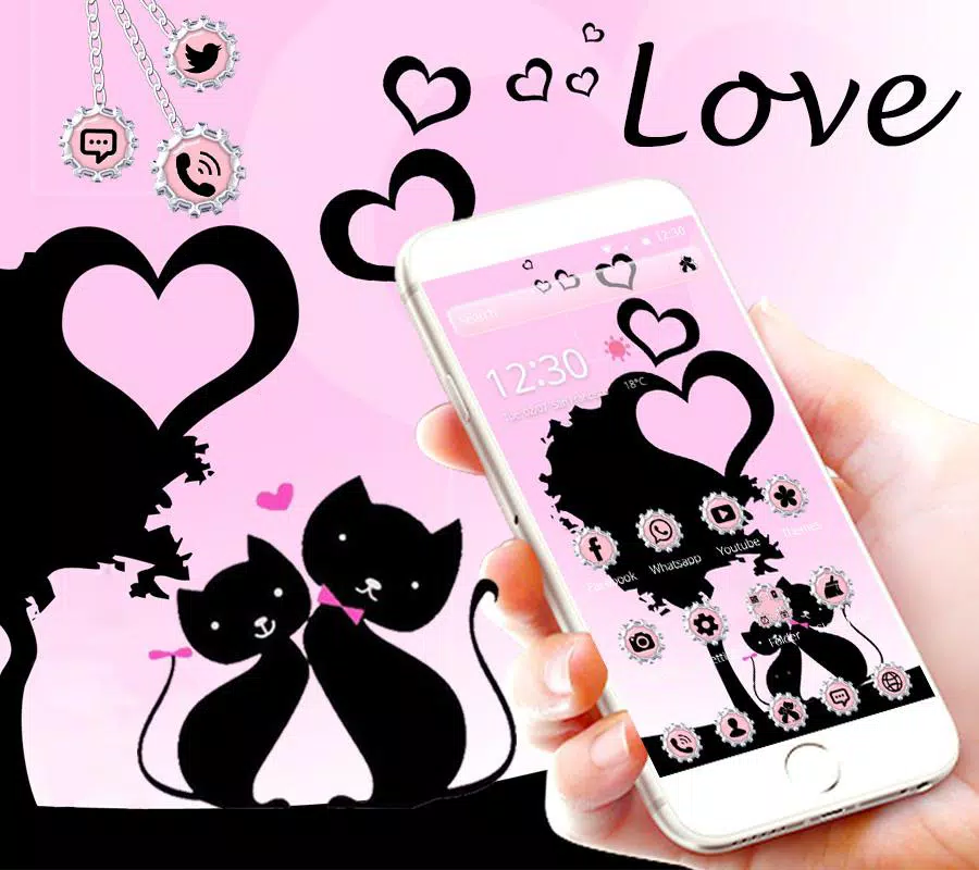 Hello Kitty Wallpaper Pink And Black