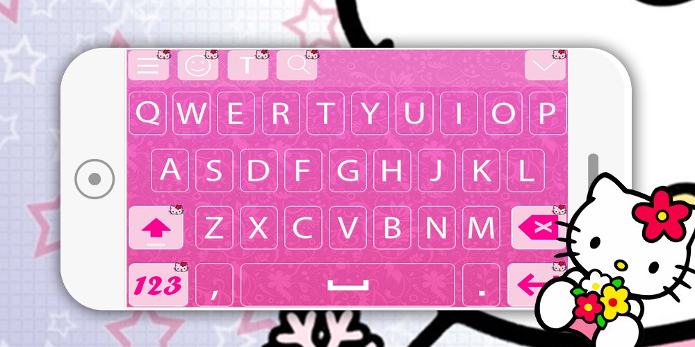Download do APK de Cute Pink Kitty Keyboard 2018 para Android