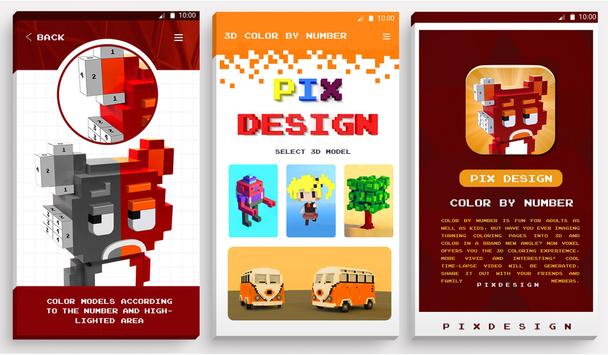 3D Color By Number Voxel Pixel Art 3d-color-by-number-voxel-pixel-art