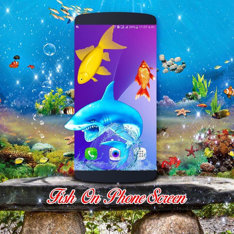 Download Fish on screen | Prank App Latest Version 1.0 Android APK File