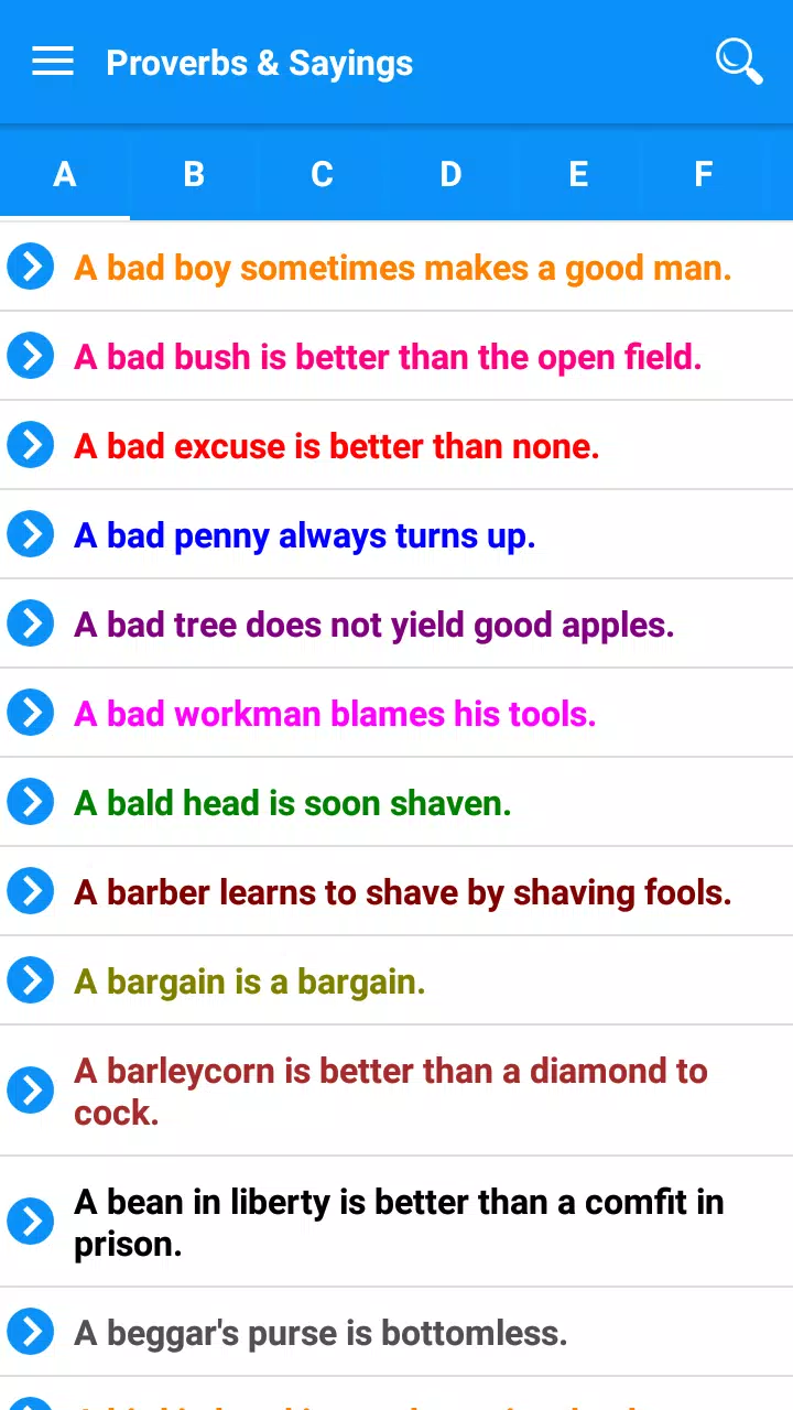 Proverbs And Sayings