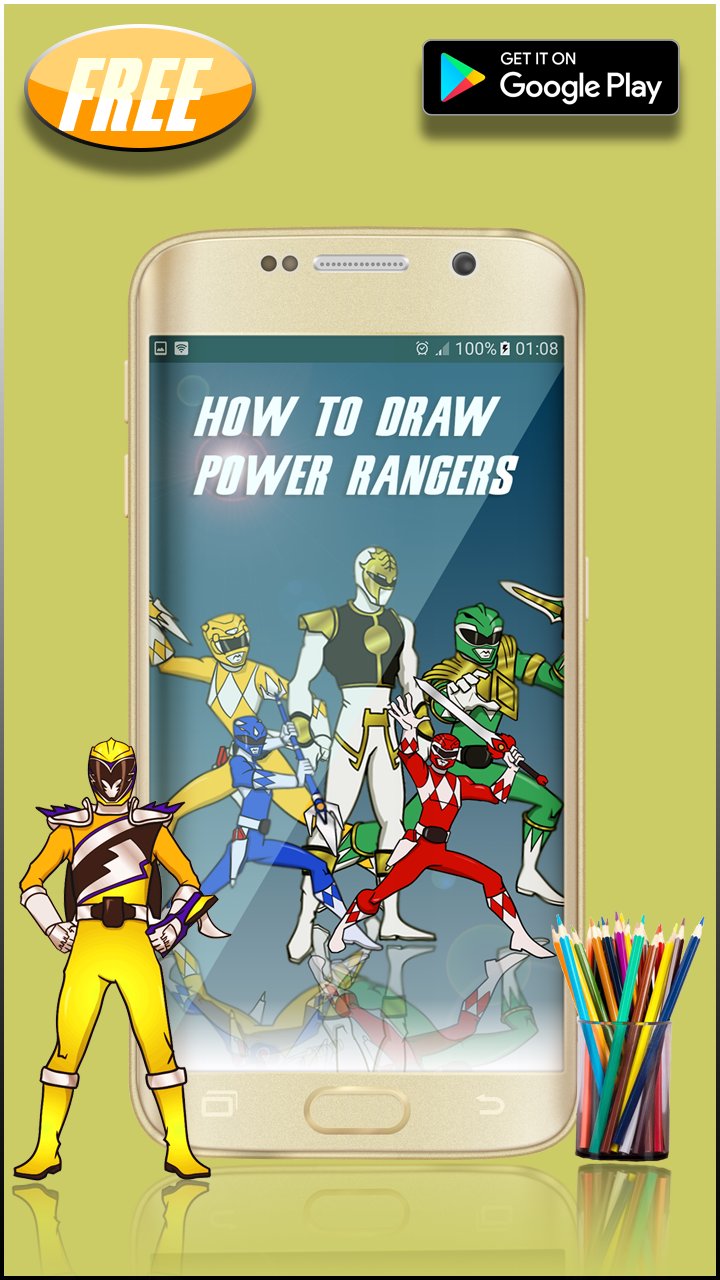 Descarga de APK de How To Draw Power Rangers para Android