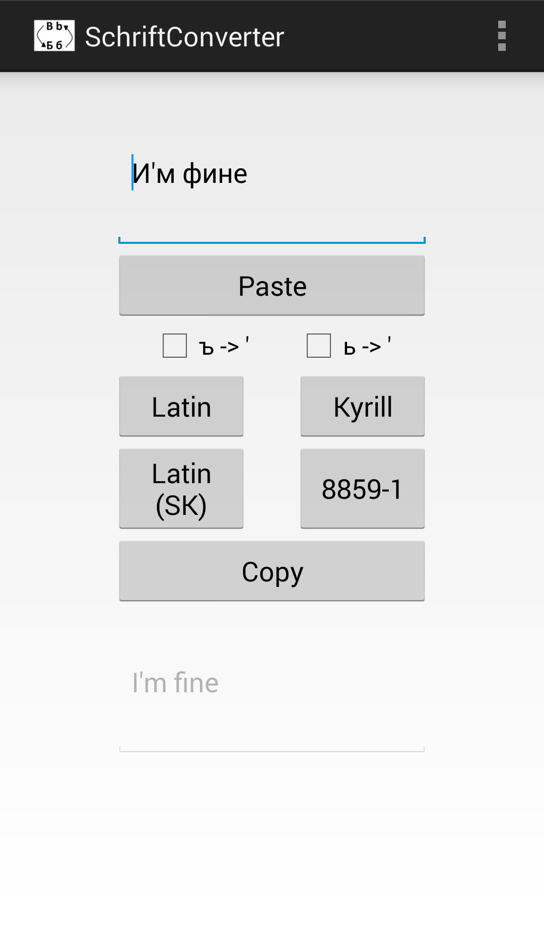 Cyrillic Font Converter APK for Android Download