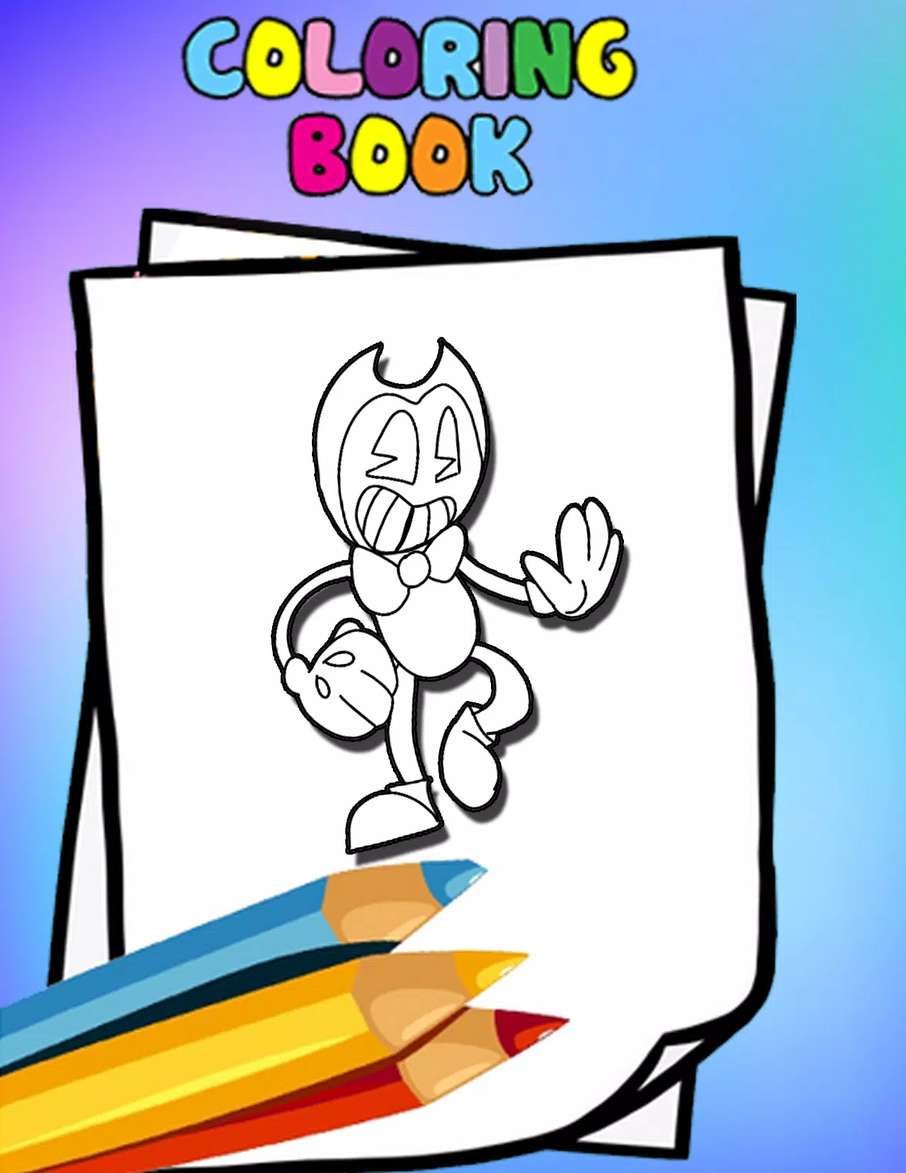 Bendy The Ink Machine Coloring Pages