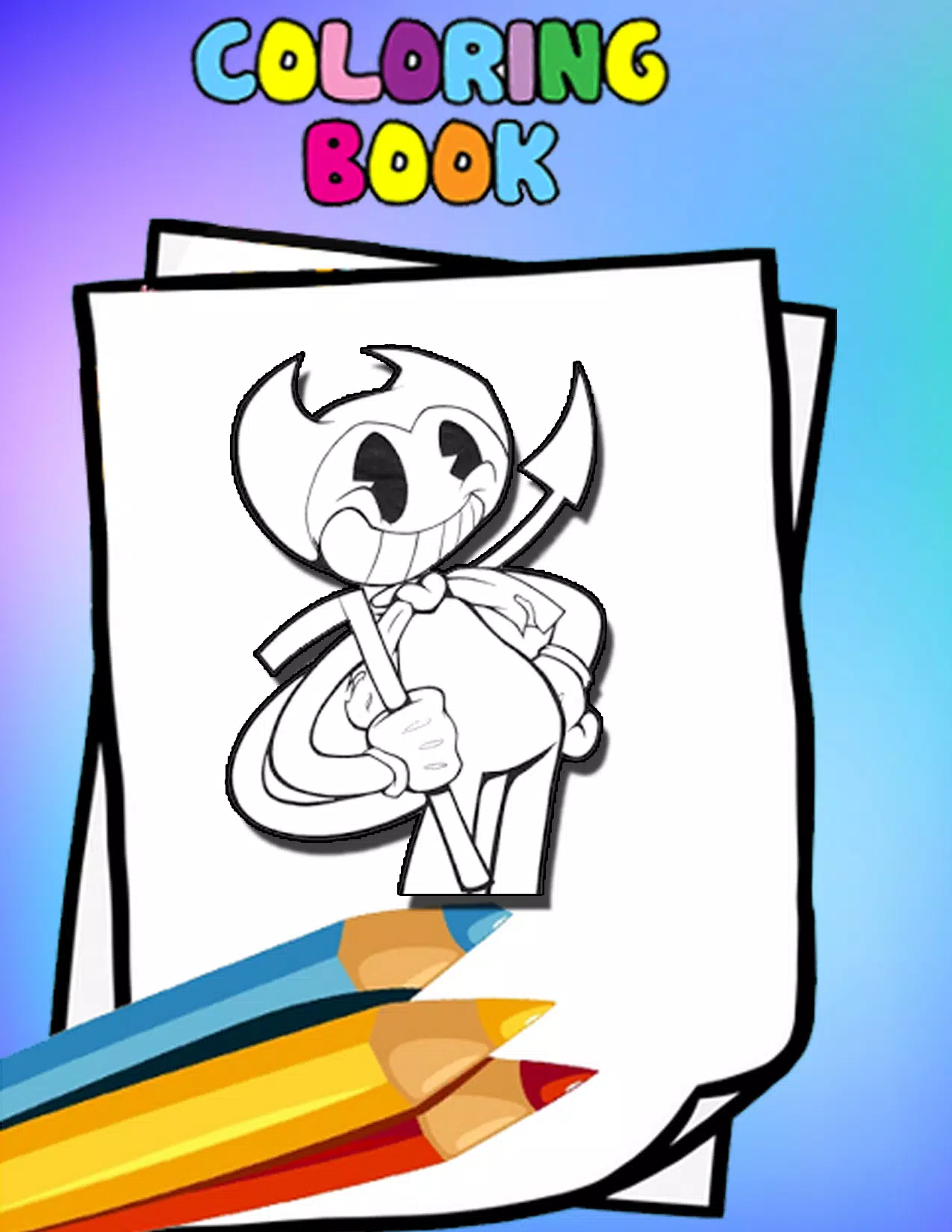 Bendy The Ink Machine Coloring Pages