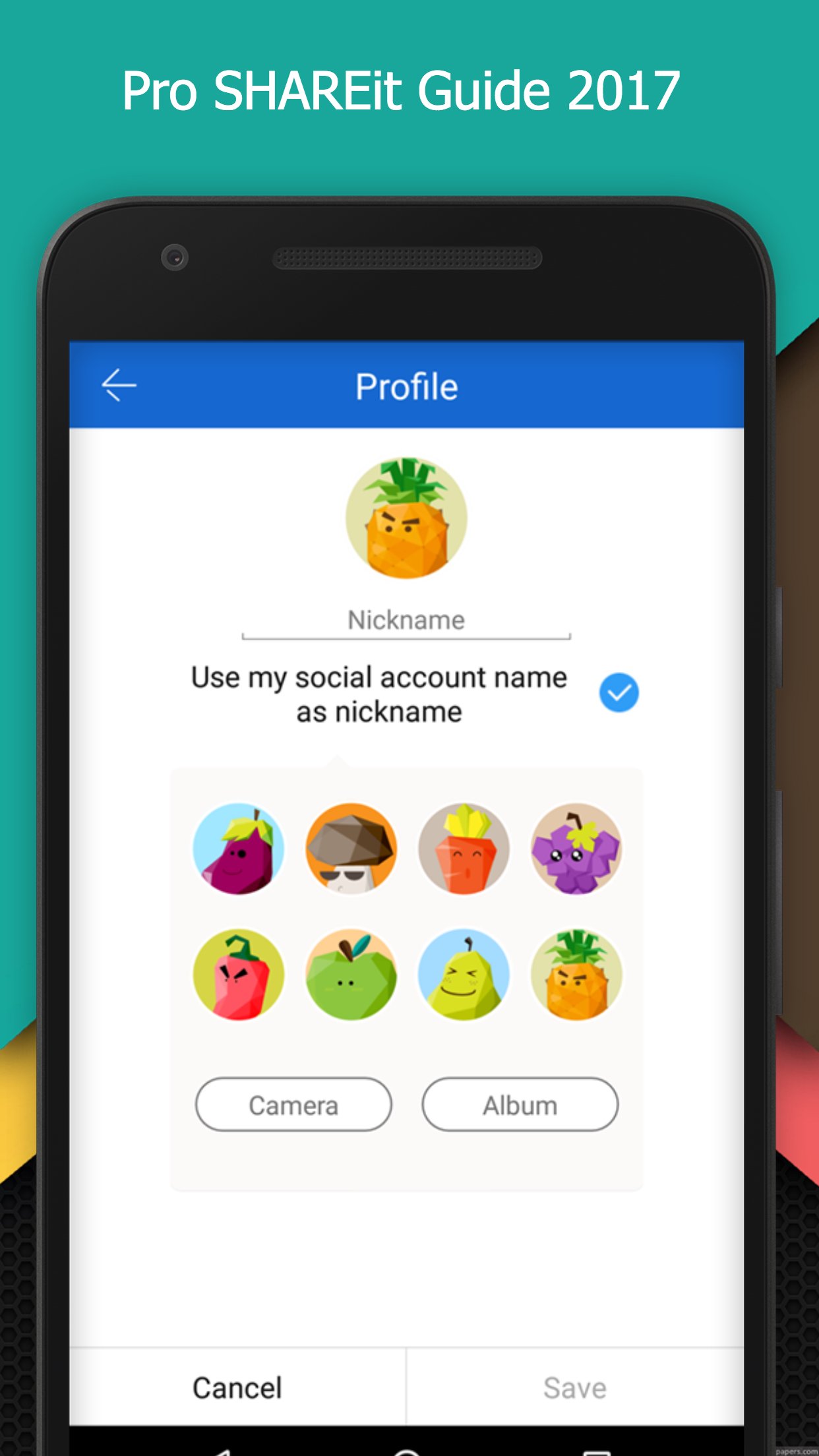 Android向けのPro SHAREit Guide 2017 APKをダウンロードしましょう