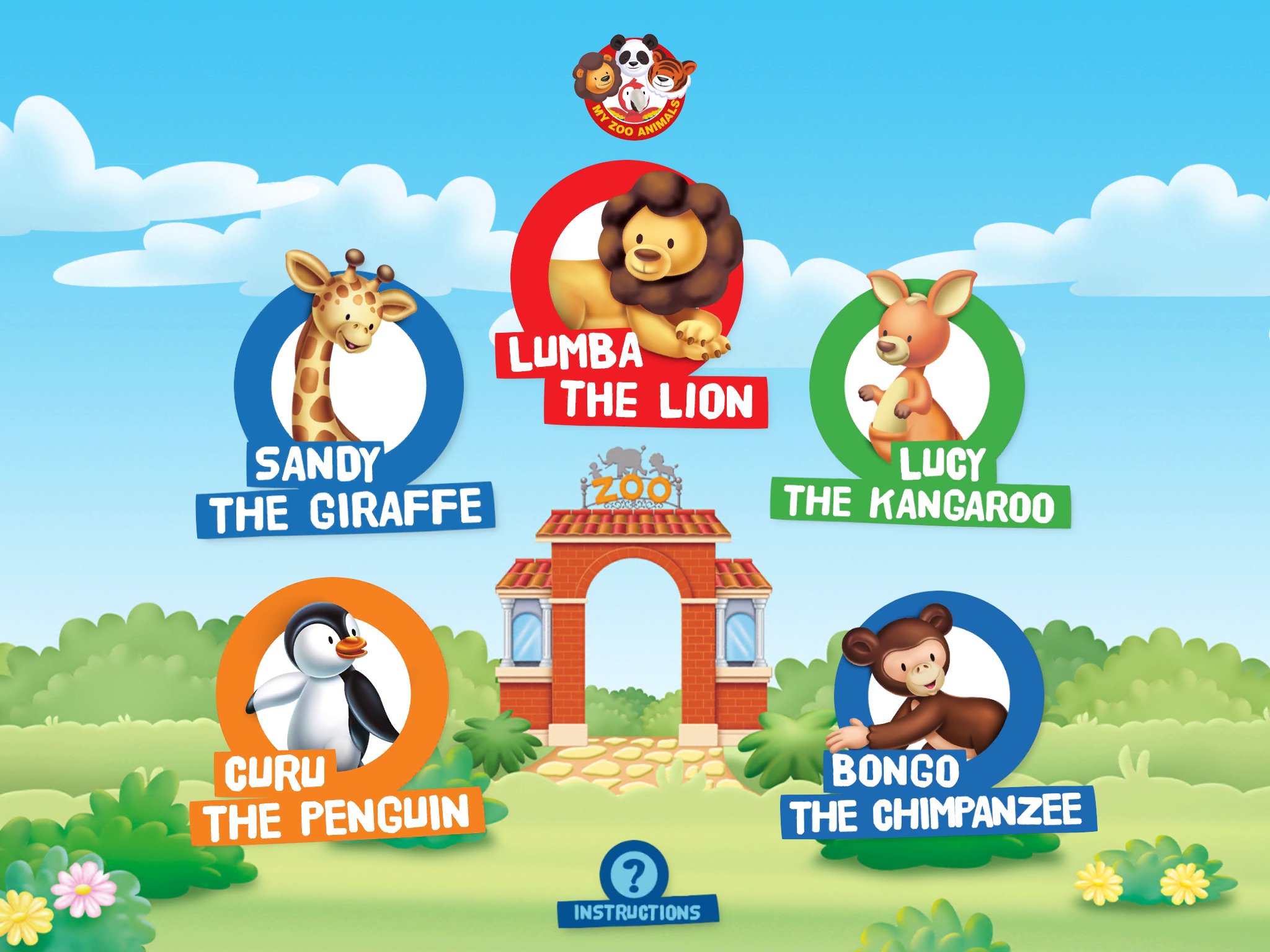 Download do APK de Os Meus Animais do Zoo para Android