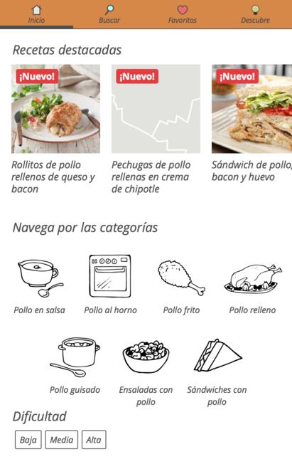 Recetas De Pollo Apk للاندرويد تنزيل
