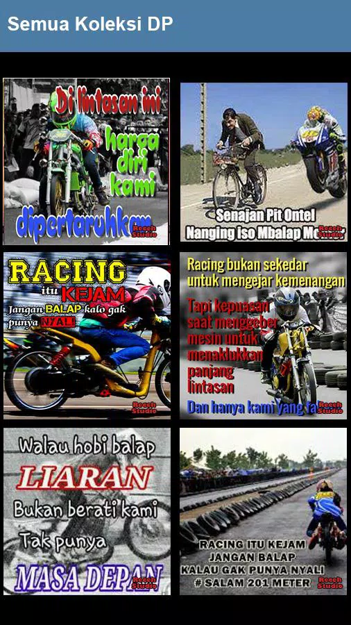 Kata Kata Drag Bike Racing