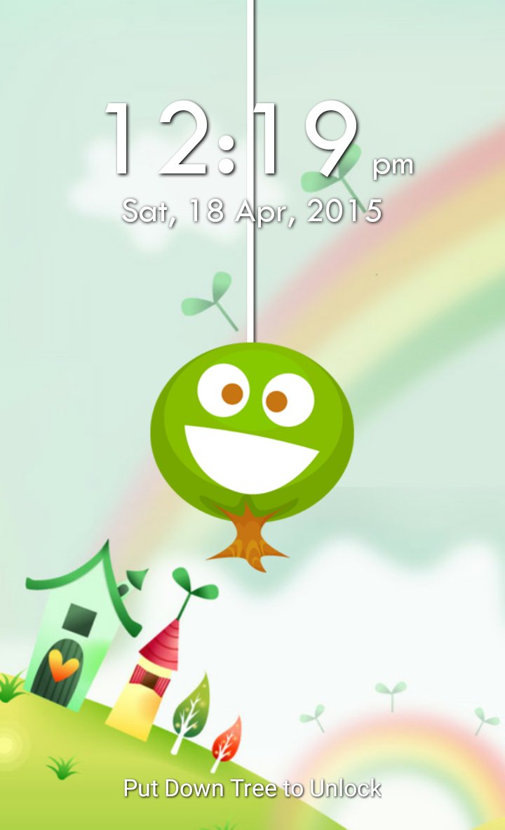 Android İndirme için Happy Tree Lock Screen APK
