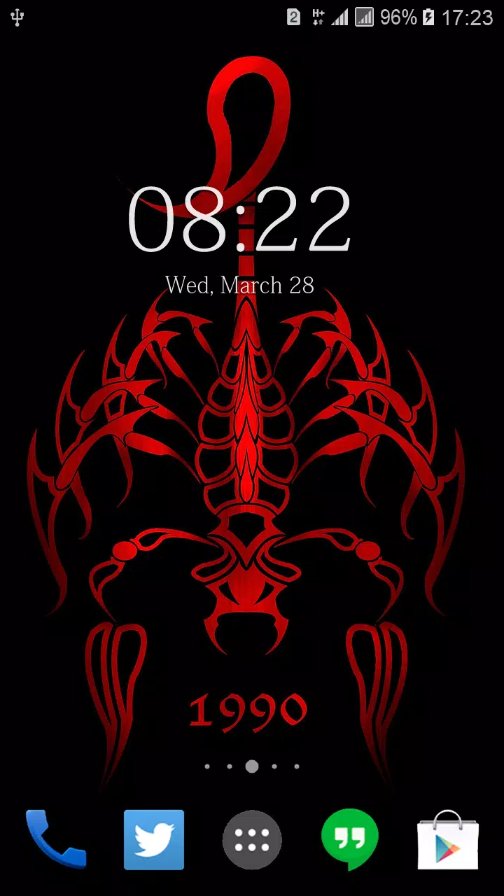 Android Wallpaper Black Red