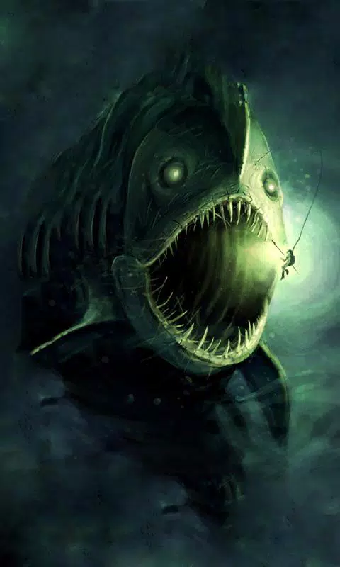 Scary Sea Monster Art