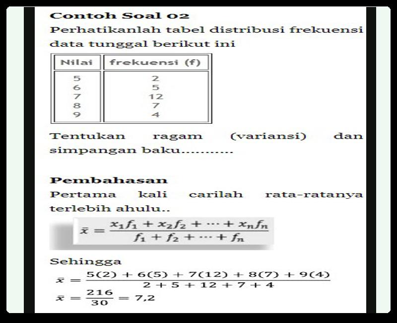 Simpangan Baku Dari Data 7 3 6 5 4 Sumber Meningkatkan Data Habitat simpangan-baku-dari-data-7-3-6-5-4-sumber-meningkatkan-data-habitat