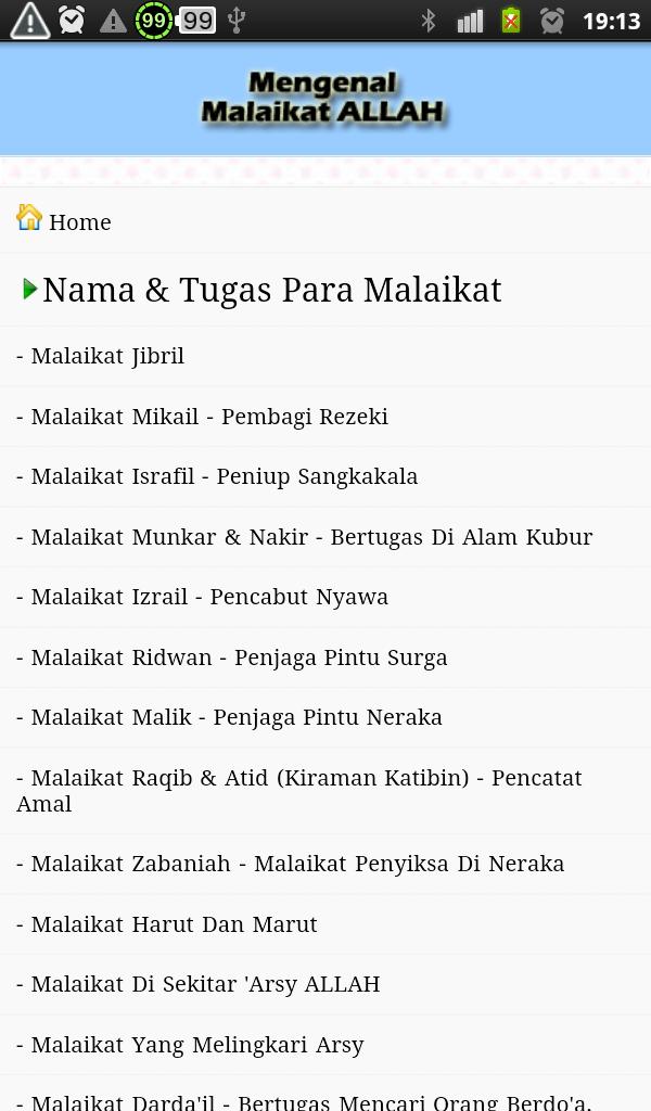 Nama & Tugas Para Malaikat APK for Android Download Nama & Tugas Para Malaikat APK for Android Download