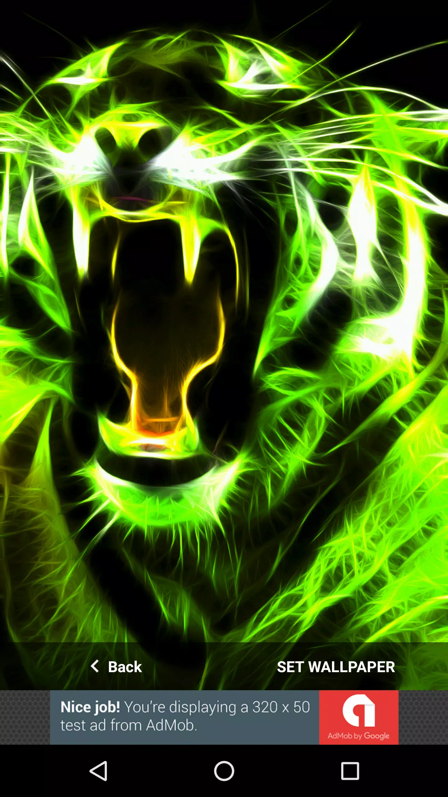 Green Tiger Wallpaper