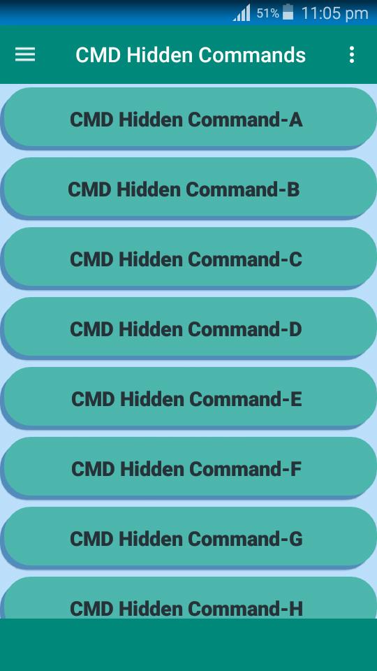 Baixar Apk De Cmd Hidden Commands Para Android Última Versão