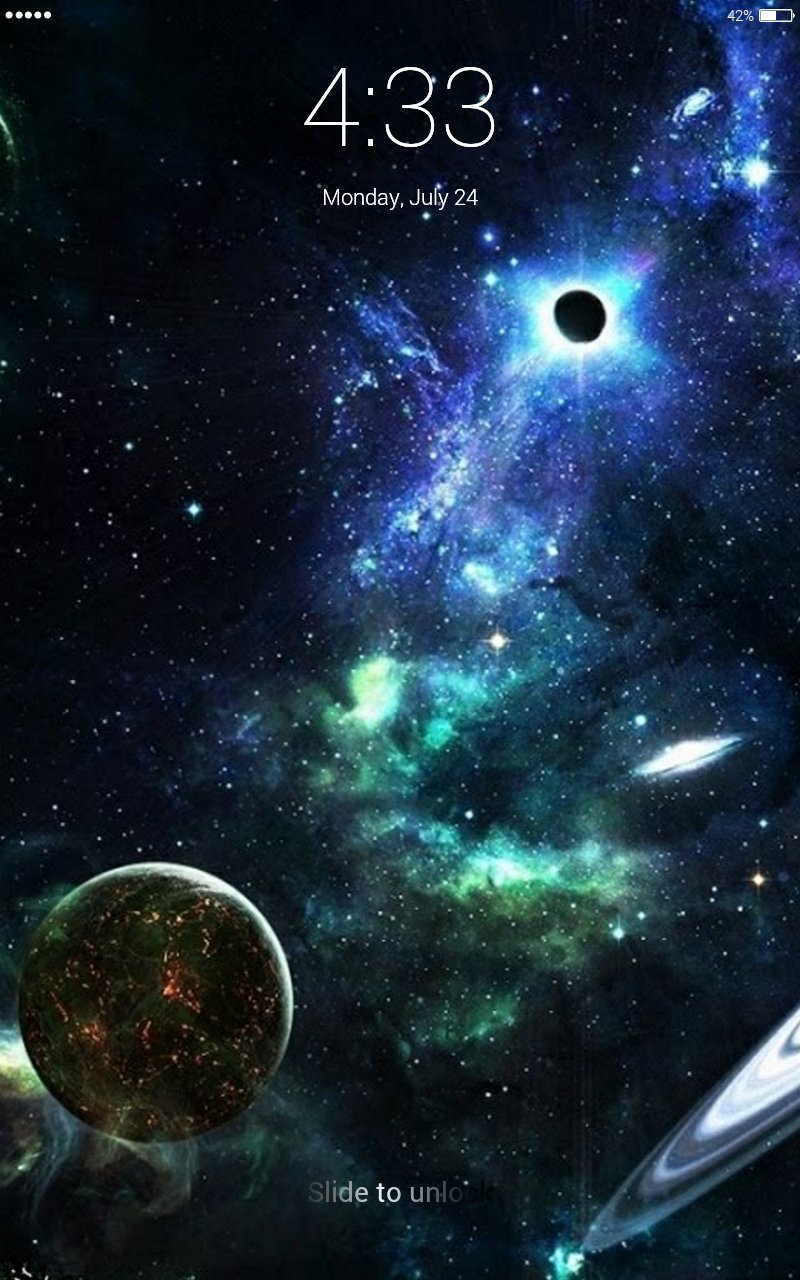 Cosmos galaxy lock screen 4K wallpaper APK for Android Download