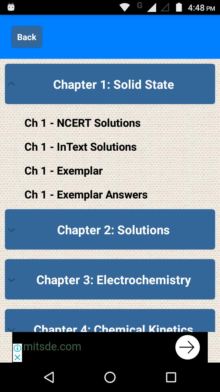 Class 12 Chemistry NCERT Solutions APK for Android Download Class 12 Chemistry NCERT Solutions APK for Android Download