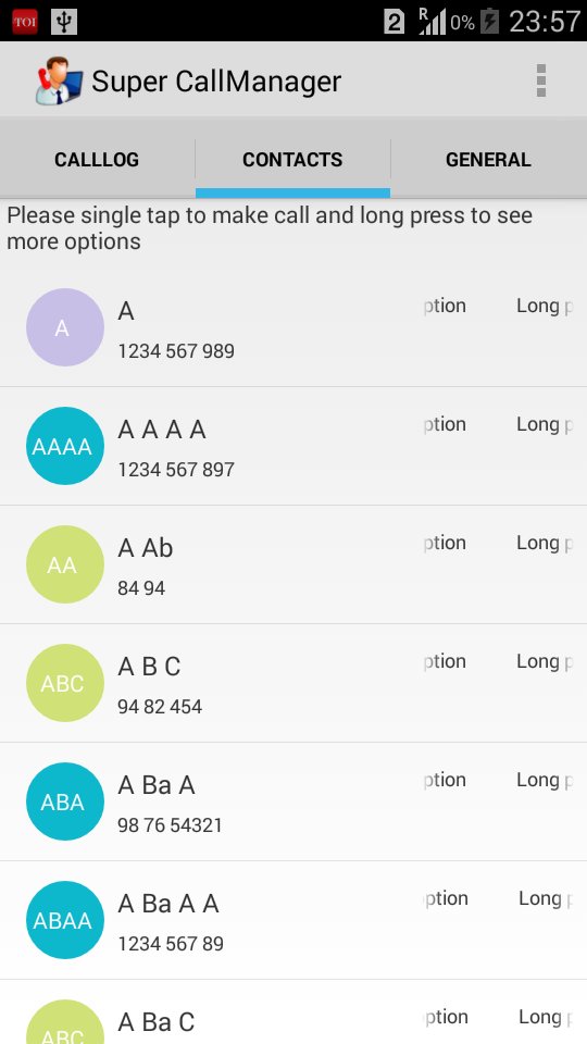 Super CallManager APK for Android Download