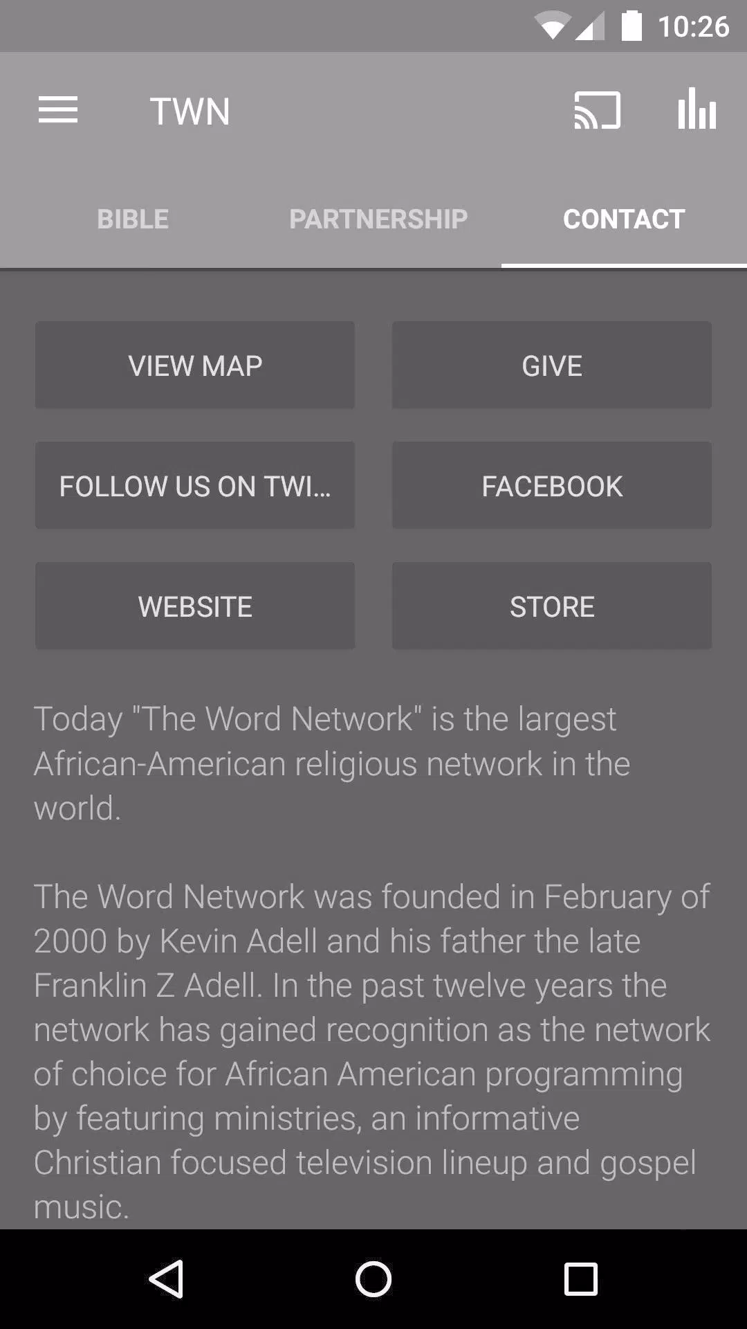 The Word Network Contact