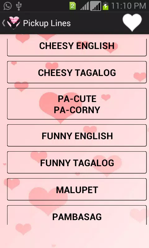 Tagalog Cheesy Pick Up Lines