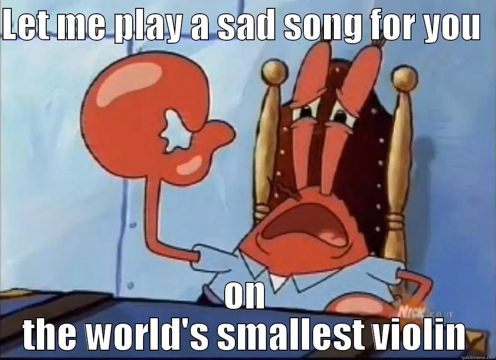 Sad Violin Meme