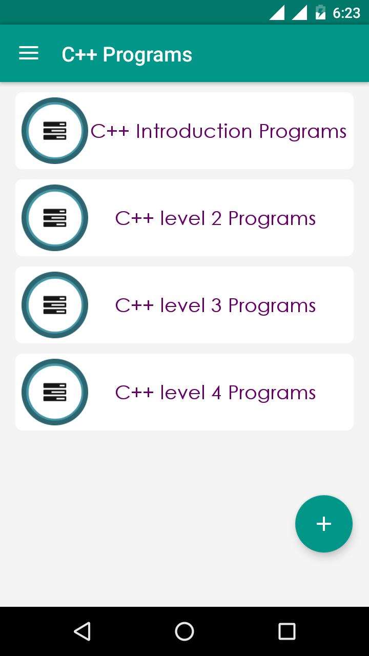 Android İndirme için Cpp Programs Tutorial APK Android İndirme için Cpp Programs Tutorial APK