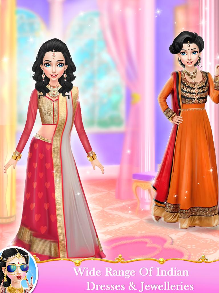 Indian Wedding Bride Fashion Dressup And Makeover Apk For Android Download