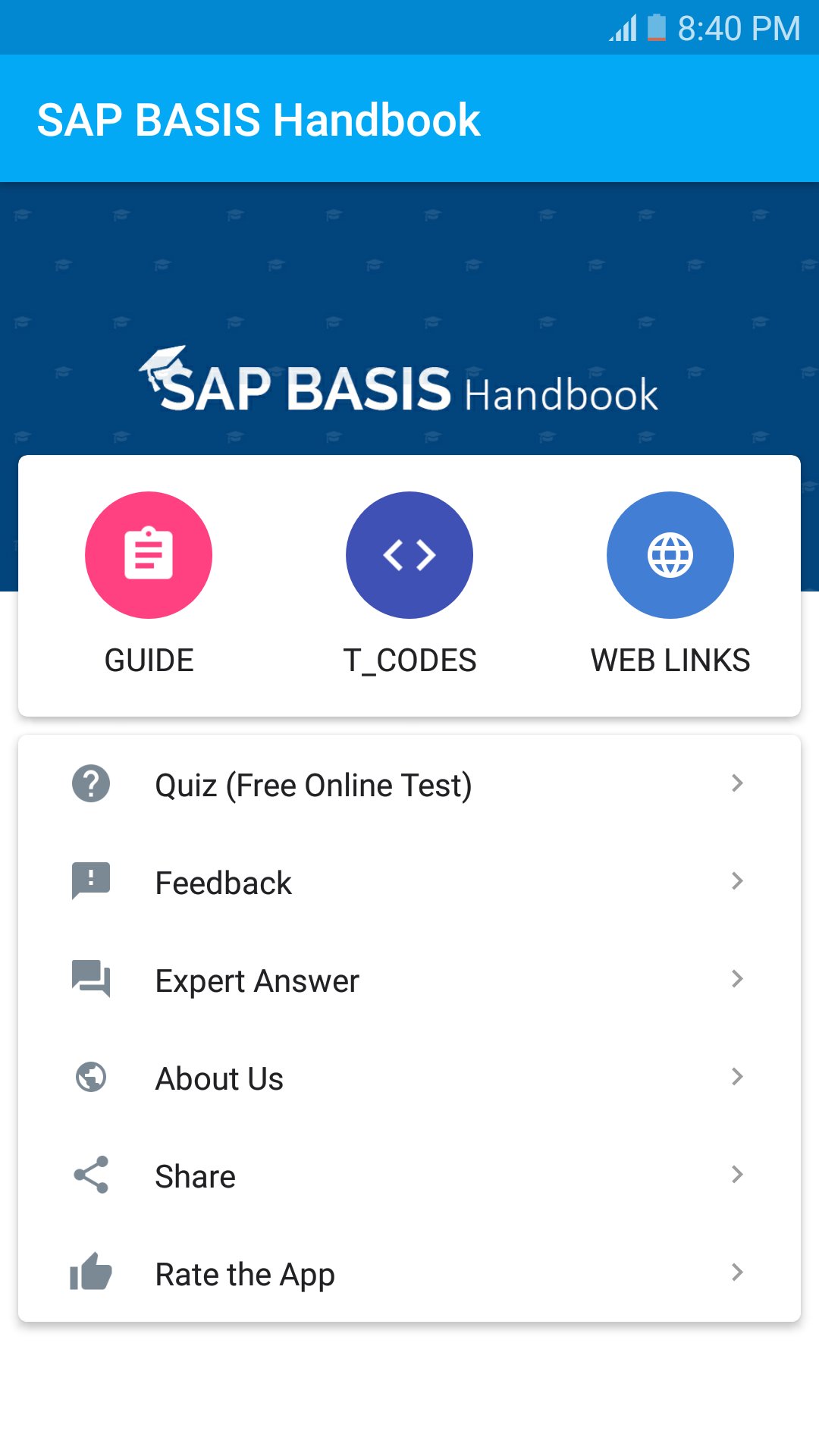 SAP BASIS Handbook APK for Android Download