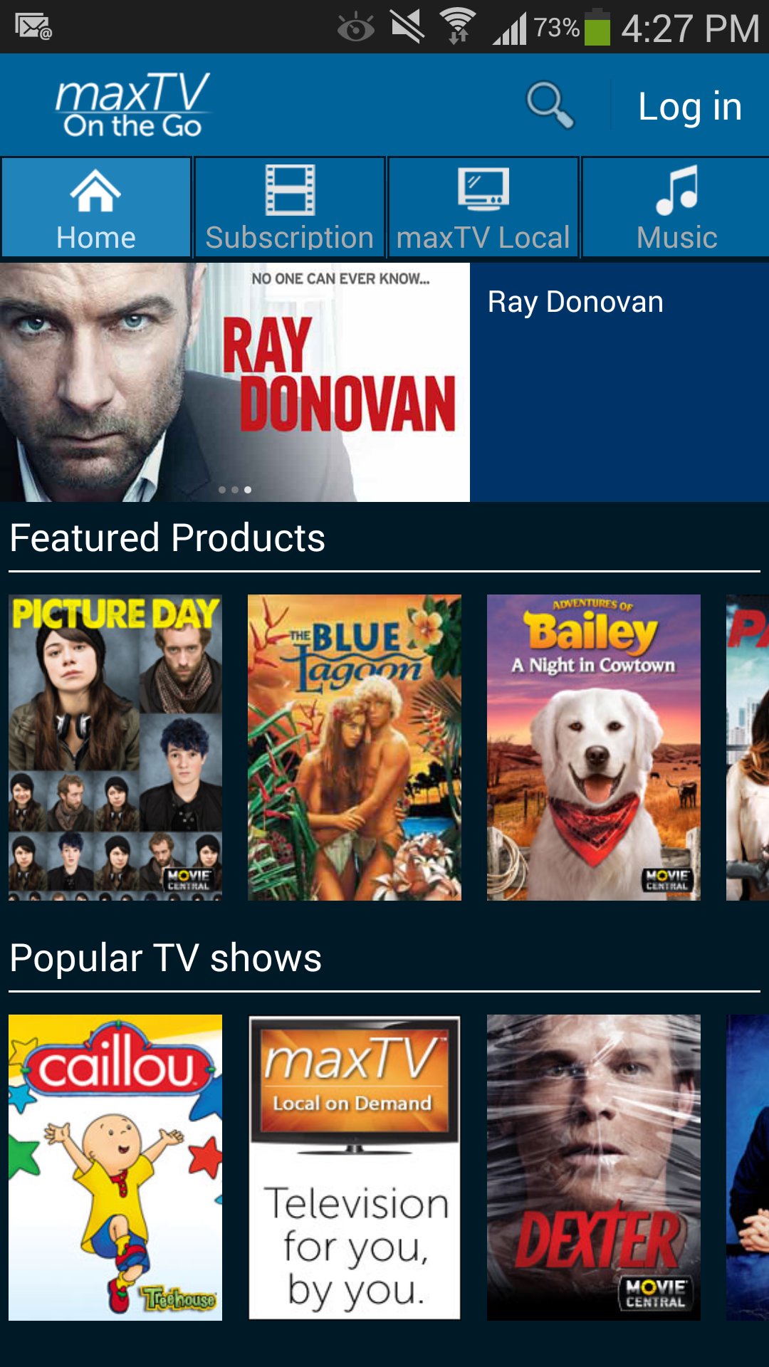 Download maxTV On the Go Latest Version 1.0.7 Android APK File