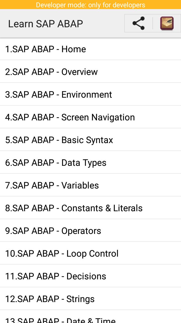 Learn SAP ABAP Full APK for Android Download Learn SAP ABAP Full APK for Android Download