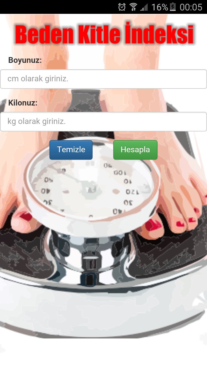 Beden Kitle İndeksi Hesaplama APK for Android Download