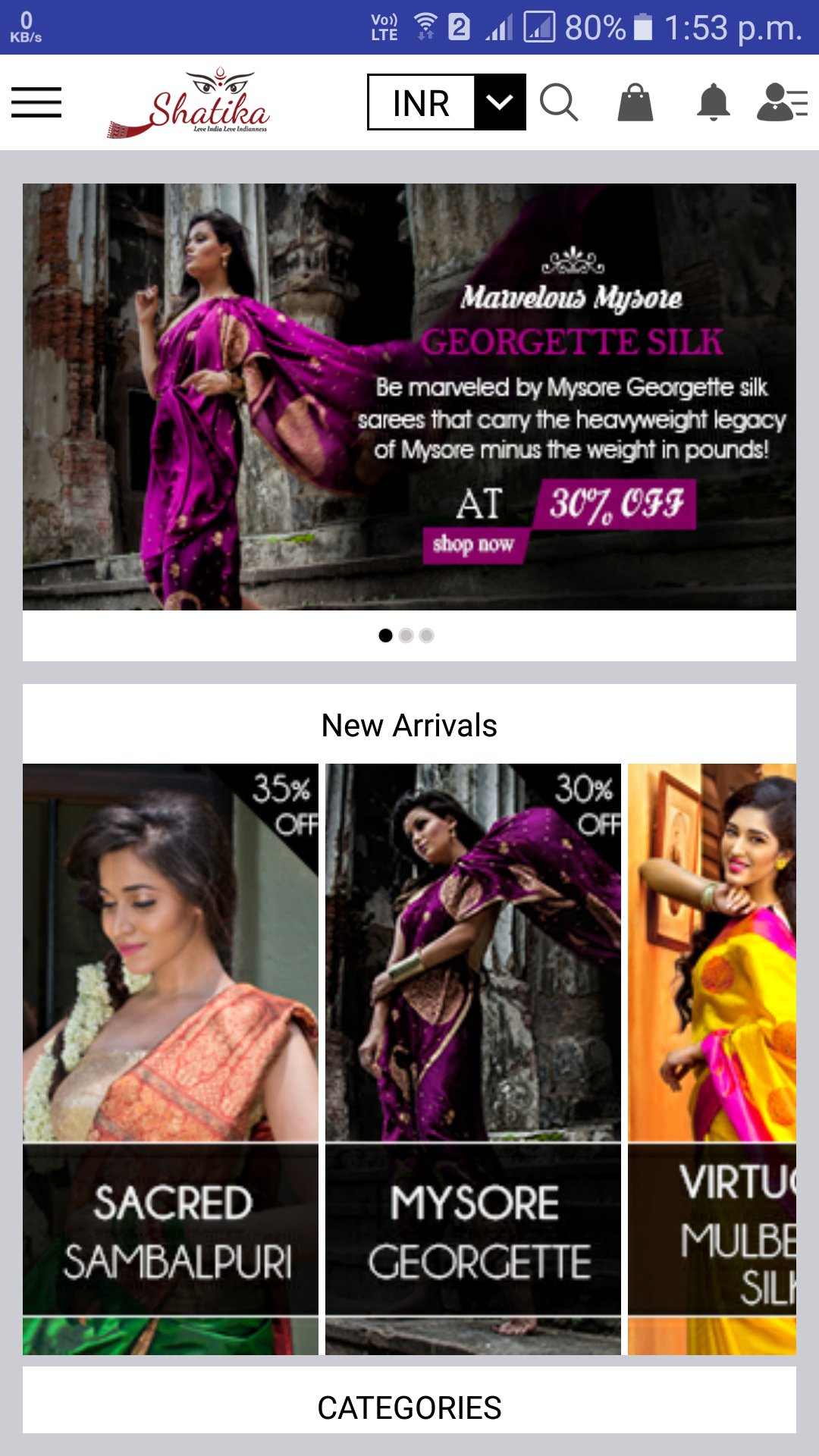 Shatika Handloom Sarees Online APK للاندرويد تنزيل