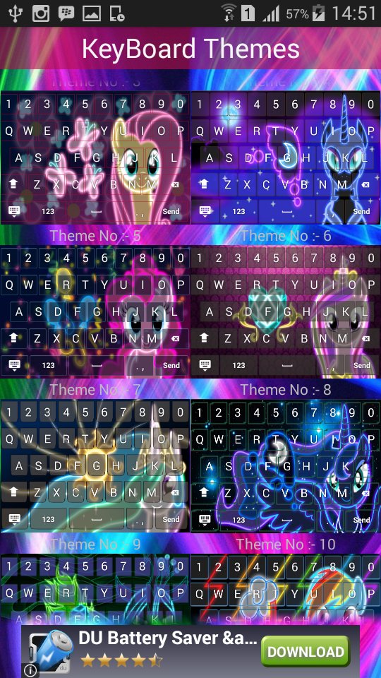 Little Pony Neon Keyboard APK for Android Download