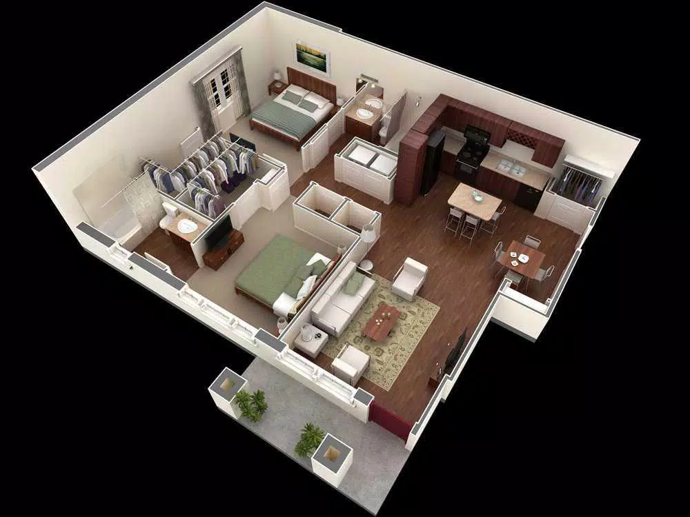 3d Simple House Plans Designs