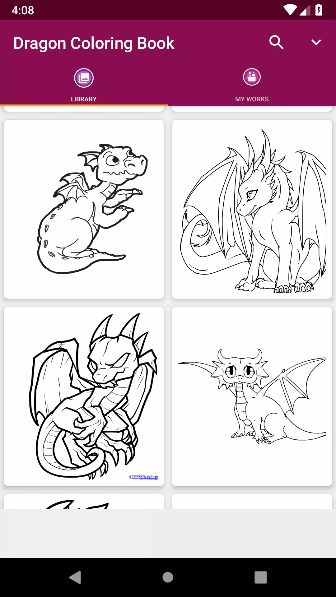 Dragon Dragoart Coloring Pages