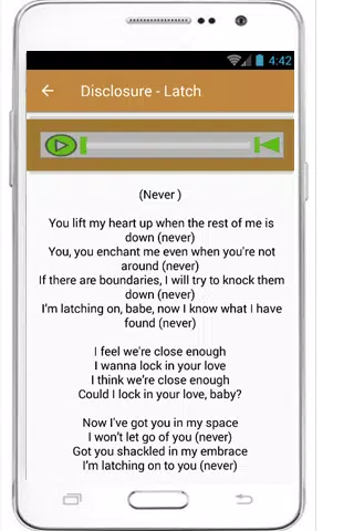 Disclosure Latch Lyrics