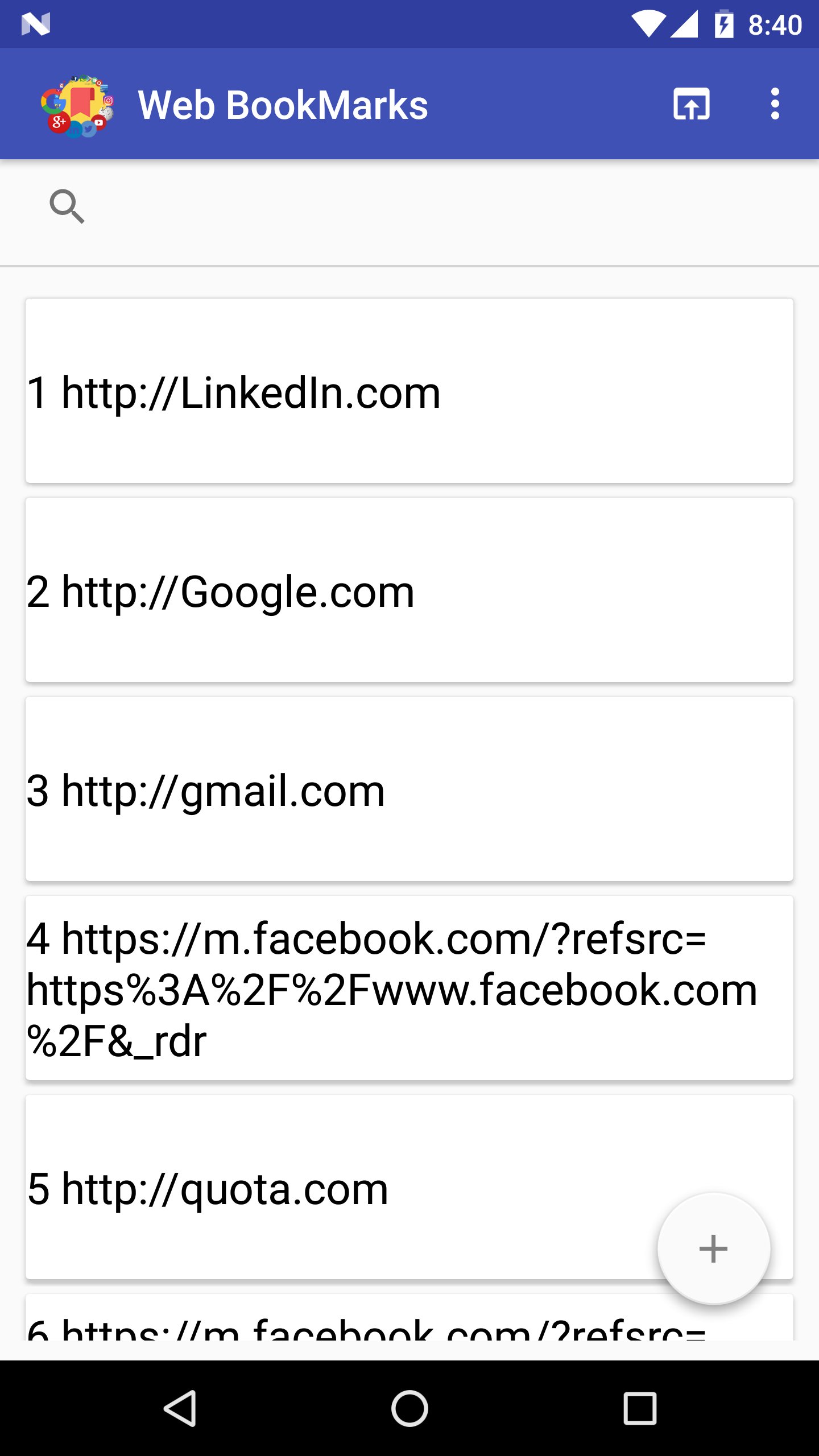 Web Bookmarks-Easy share APK for Android Download